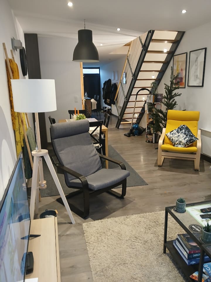 Maison Loft Sur 2 éTages. 2 Terrasses. - Caen