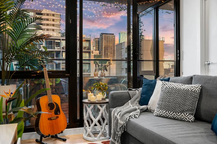 Warm & Cozy 1 Bedroom + Sofa Bed |Cbd Near Marvel - Williamstown
