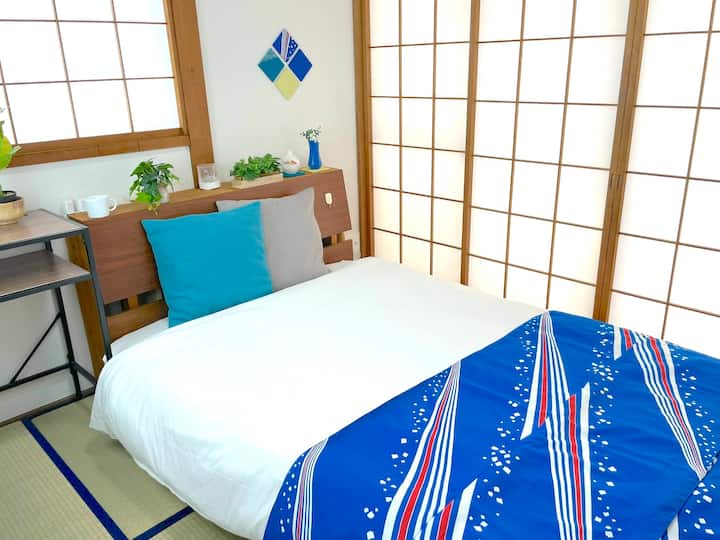 寝室３部屋でプライベート空間を確保、在宅ワークもできる。工芸にふれる街・金沢、歩きながら城下町を探検 - Kanazawa