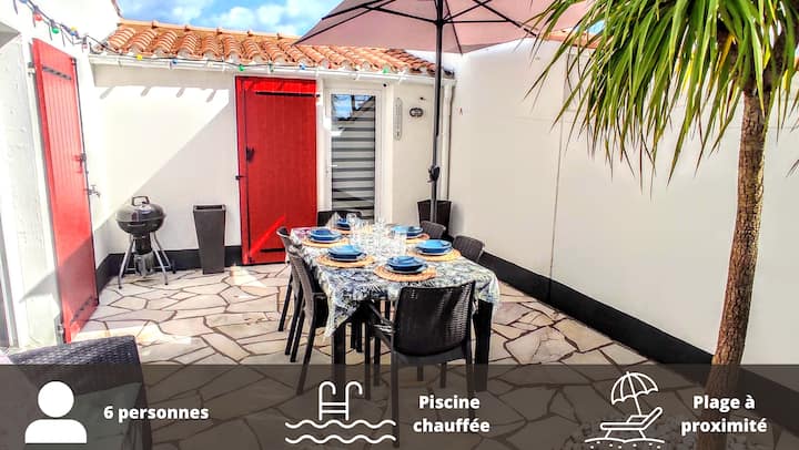 Maison 6 Personnes Bord De Mer Et Piscine - Bretignolles-sur-Mer