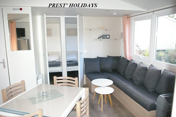 Etang Piscines Mobil Home Climatisé 6/8 P 3 Ch/470 - Chaumont-sur-Loire