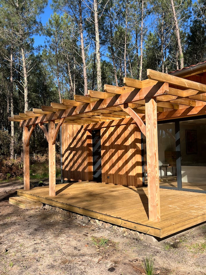 Une Cabane En Plein Cœur De La Nature. - Mimizan