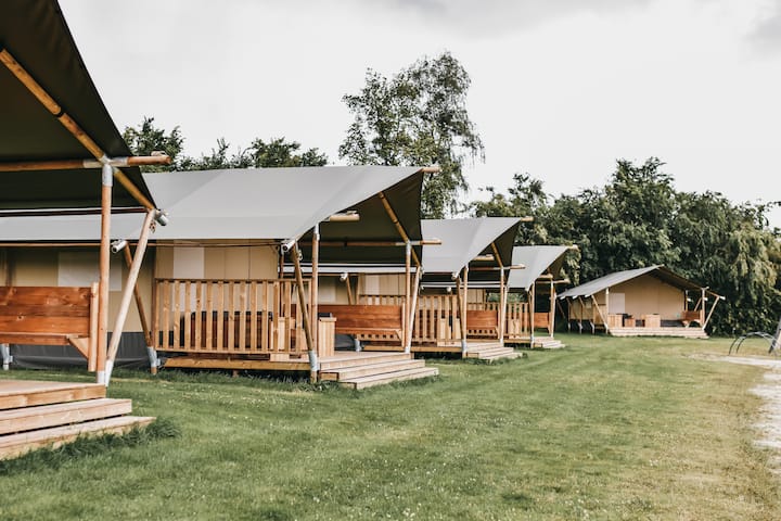 Camping De Kleine Wielen-tente Safari 6p Toilettes - Leeuwarden