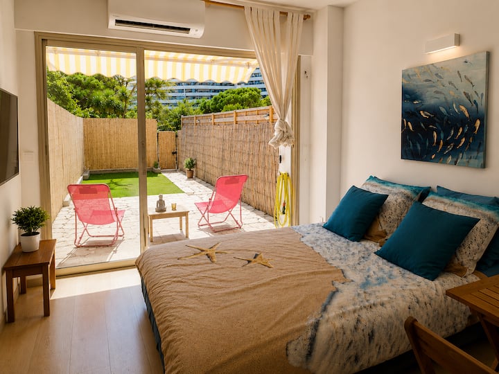 Studio Rdj Clim Ensoleillé Marina: Nice /Antibes - Villeneuve-Loubet