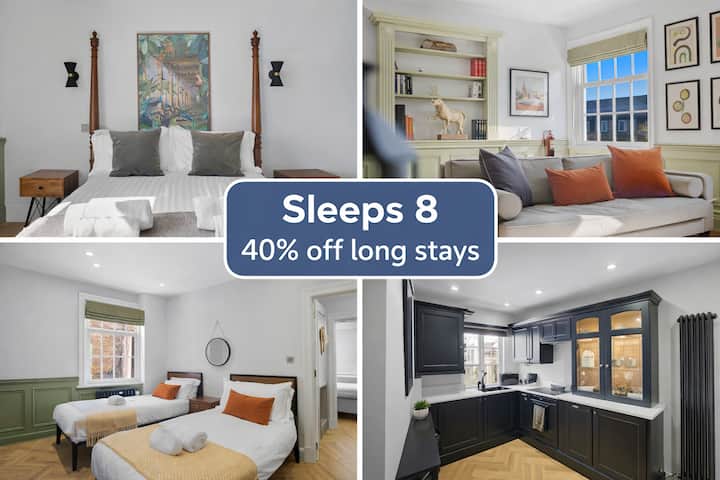 York City Centre | Free Parking | 50% Off Sleeps 8 - York