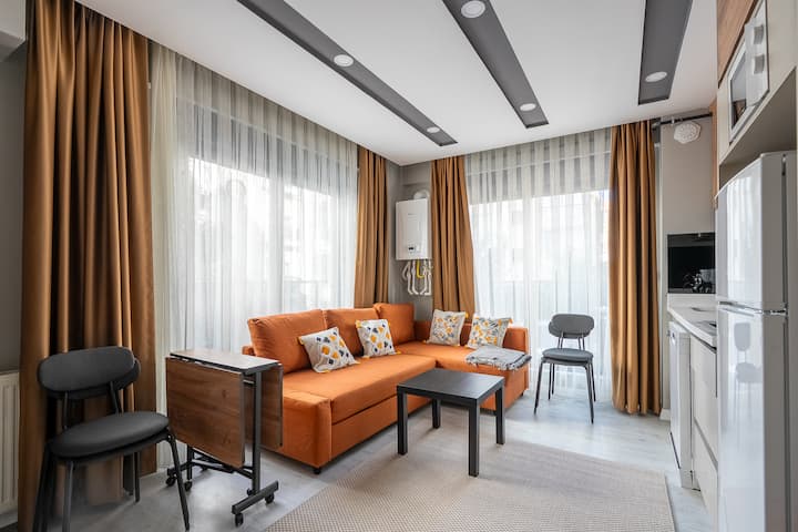 Simple. Warm. Home. | 1br | Fast Wifi N8 - Antalya