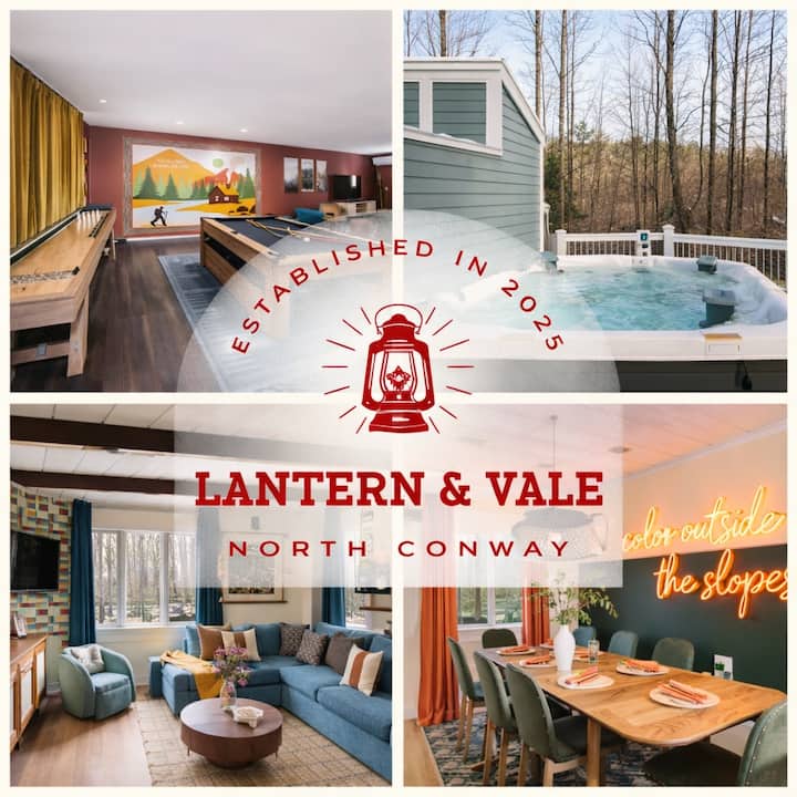 Luxury Trailside N. Conway Hot Tub+game/movie Room - North Conway, NH