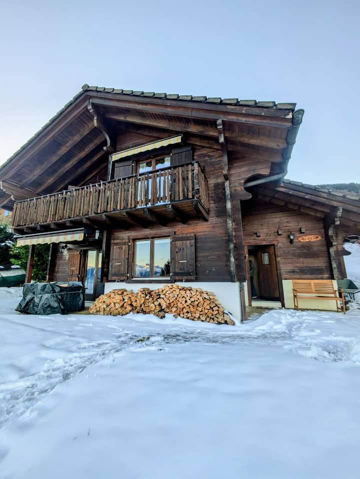 Chalet Calme, Vue Panoramique Sur Lac Et Montagnes - Le Bouveret