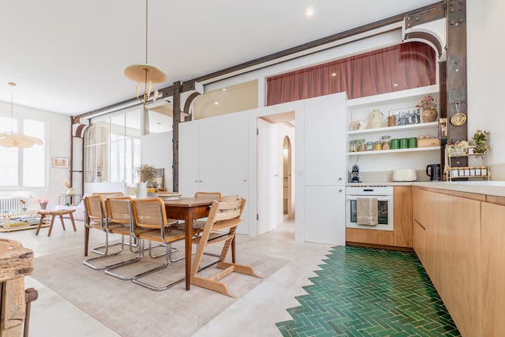 Wide & Bright Architect Loft - 4 Bdr - Paris