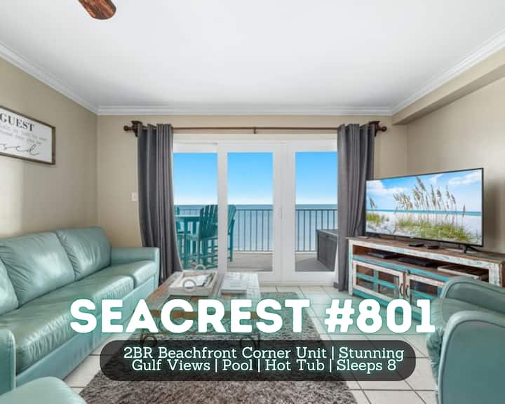 Beachfront 2br*unbeatable Gulf Views*pool*hot Tub - Gulf Shores, AL