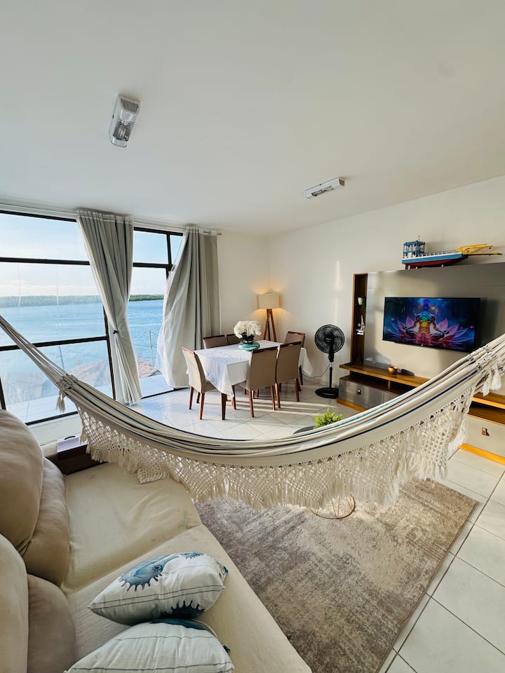 Lindo Apartamento Com Vista Para O Rio E O Mar - Areia Branca