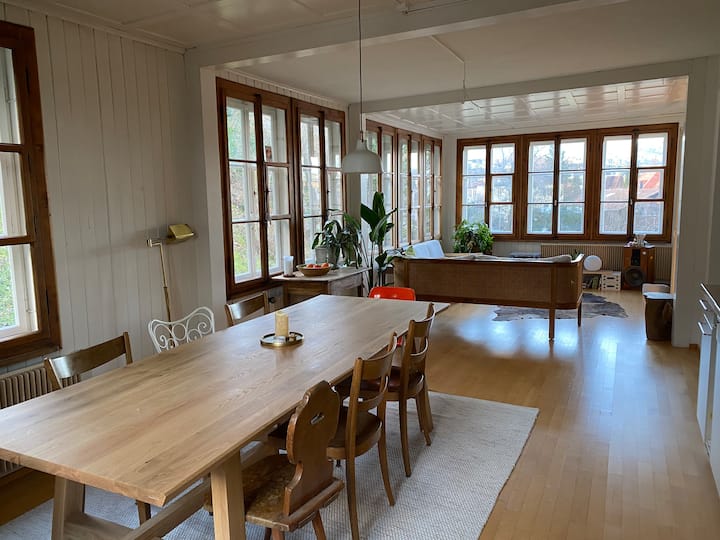 4.5-room Flat W/ View, Garden & Parking - Luzern