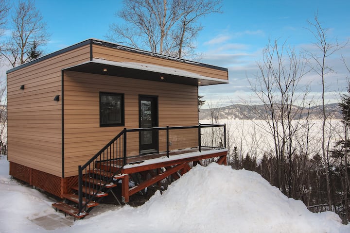 L'imprenable, Chalet En Nature éCo-luxueux - Saguenay