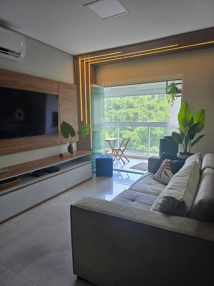 Apto Alto Padrão/condomínio Club Lazer Completo - サントス