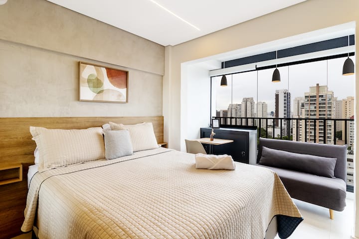 Bsr | Scenic Studio | Alto Da Boa Vista | Pool&gym - São Paulo
