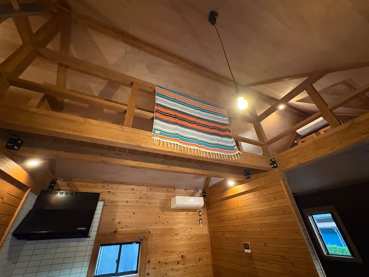 Quiet Log House Near Chichibu|up To 3 Guests - 本庄市