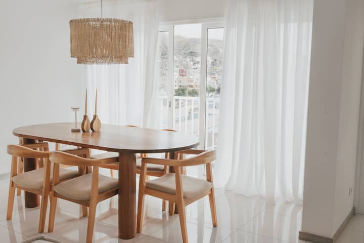 Modern 2-slaapkamer Appartement Aan Zee – Laginha - Cape Verde