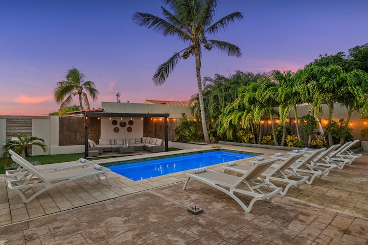 3br Modern Villa | Pool | Bbq | 5 Min Palm Beach - Aruba