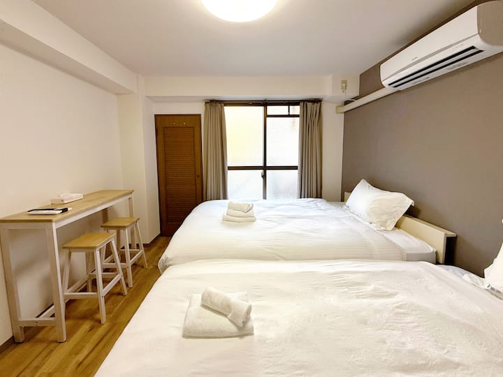 Fortune House / 難波駅から５分 / 関西空港直通 / 交通便利 / 4k - Namba