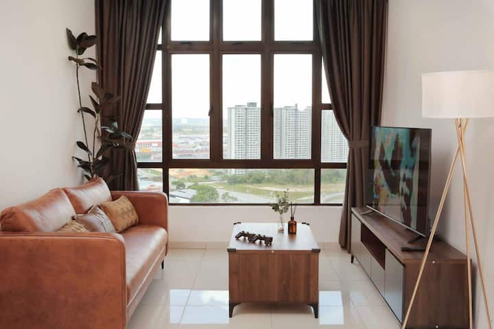 Walnut Cityview Suite | 2br 2bath - Apartment - Johor Bahru