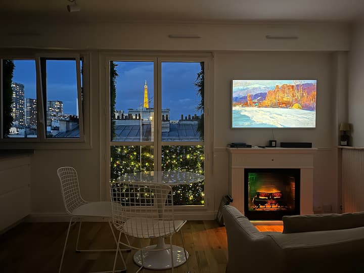 Paris Premium Quiet Elegant Panoramic + Elevator - Paris