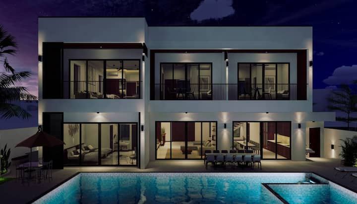 5 Bedroom Private Pool Villa - Cambodia