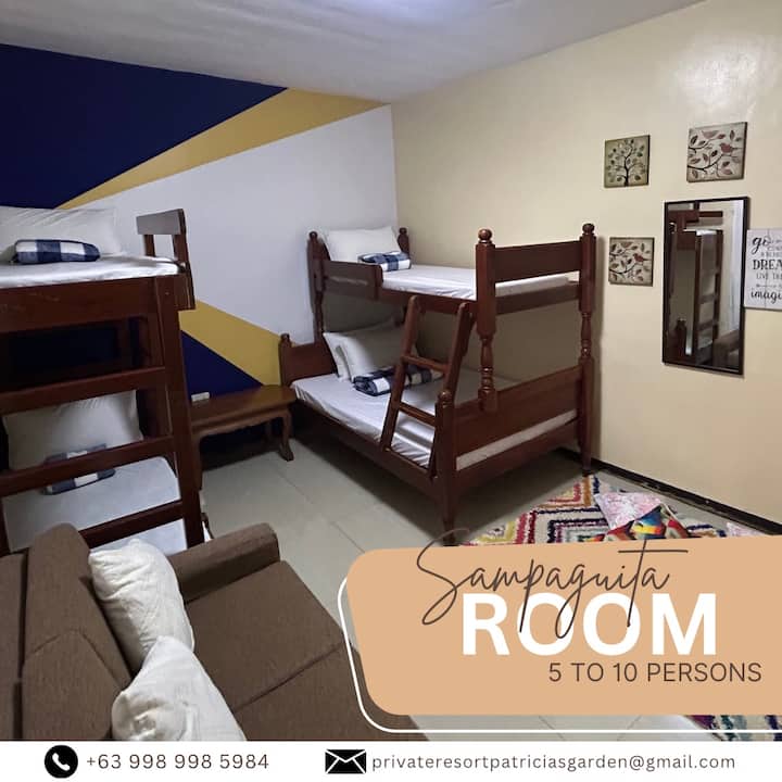 This Is Sampaguita Room That Can Fit 5-10 Pax. - San Pablo