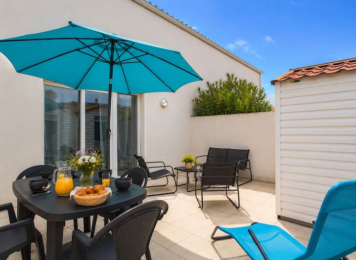 Maison Pour 4, Terrasse, Proche Gare - Saint-Gilles-Croix-de-Vie