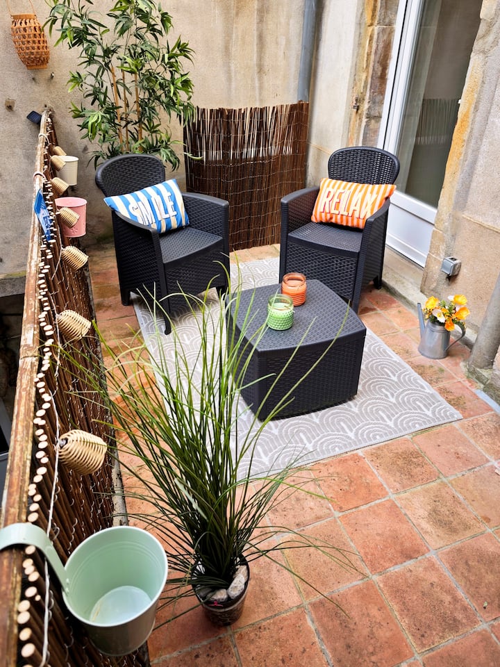 *Le Cocon Des Arcades* Apt De Charme Avec Balcon - Limoux