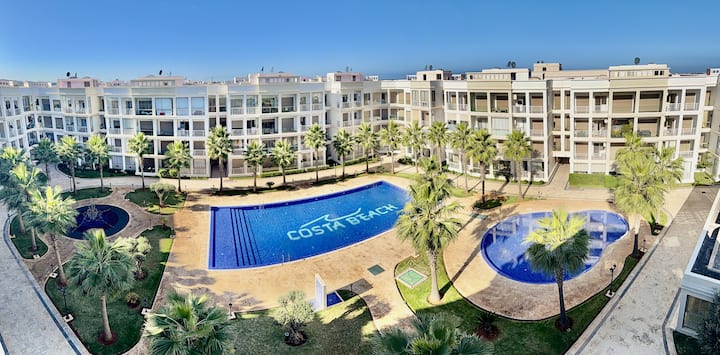 Escale Détente Costa 1 - Sécurisé, Piscine & Plage - Bouznika