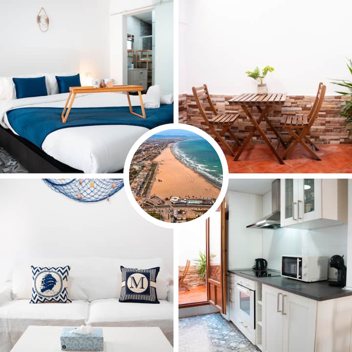 Autchek-in |Terr. |Fast Wifi |A/c| Pet F| Parking - Valence en Espagne