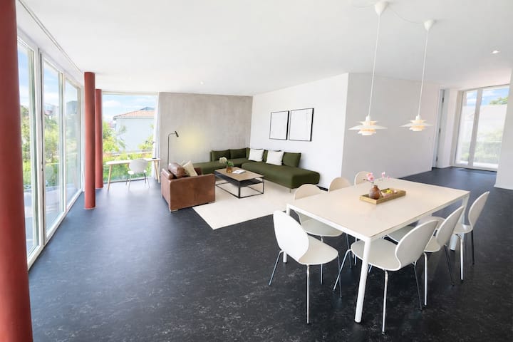 Neu: Design-apartment 120 Qm, Natur, 400 M See - Tutzing