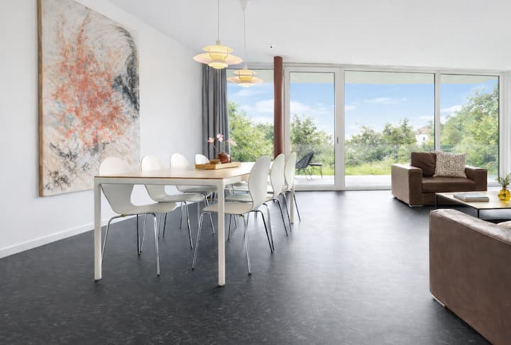 Design-apartment 120 Qm, Ruhig & Hell, 400 M See - Feldafing