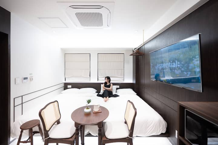 [려안 서면점] 오픈특가! 旅객실 코지한 호텔 분위기/
서면역 2분/ 데이트 및 여행 추천 - Busan