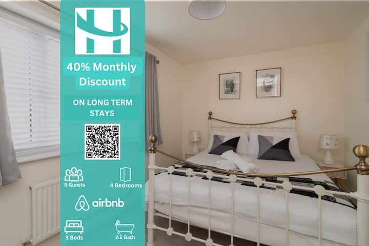 30%off Stays 7 Days+|4 Bed House|family|groups - Mansfield