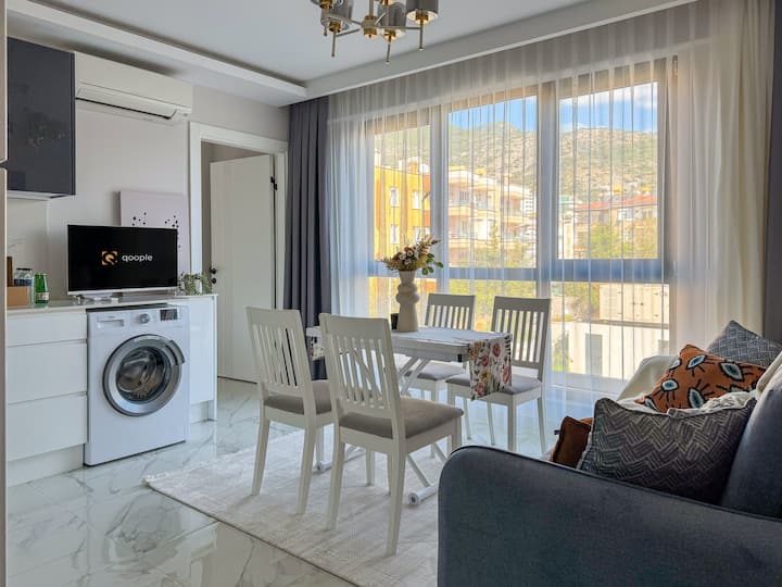 Qoople Elite 3 City 6 в шаге от пляжа Клеопатры - Alanya