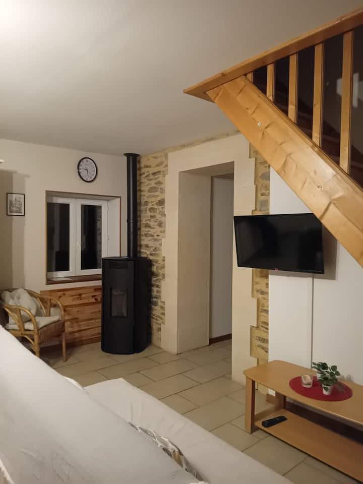 Maison Entière Avec Poêle à Granulé En Normandie - Saint-Lô