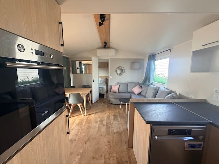 Bungalow 448, 6-8 Pers Camping 4* Le Lac Des Rêves - Lattes