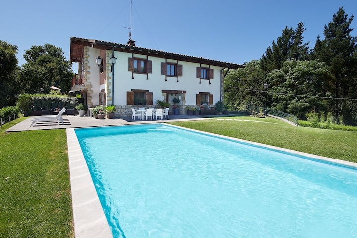 Cozy 4bd House In Hondarribia With Pool And Garden - Fontarrabie / hondarribia