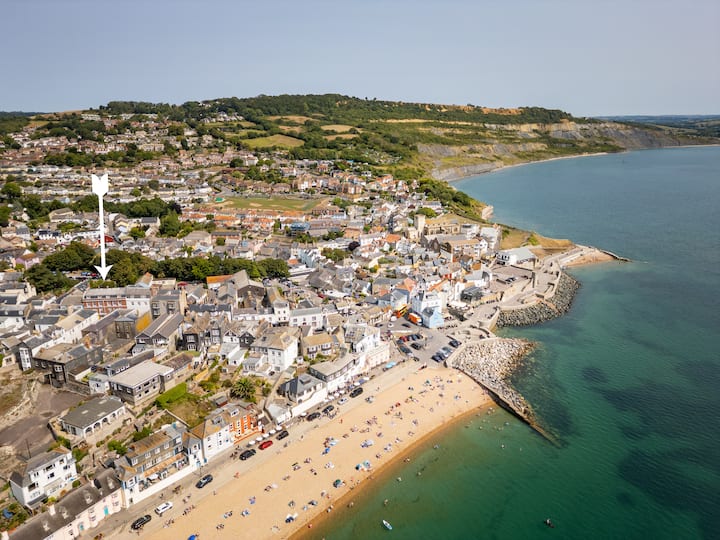 Central Luxury Flat Lyme Regis By Beach Sleeps 5 - Lyme Regis