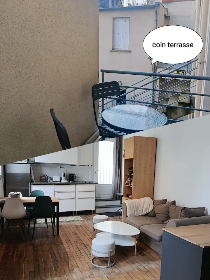 Grand Studio à Tours - 