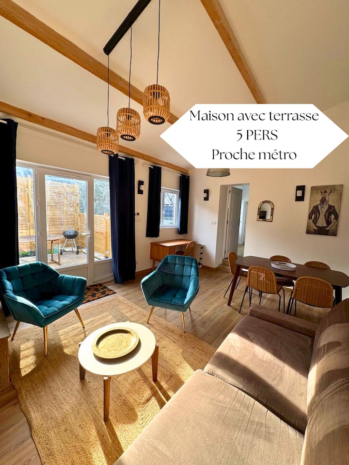 Proche Métro, Maison Avec Terrasse - Solaize