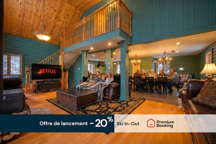 Gothic | Ski-in/out | Parc Appalaches | 16 Invités - Québec