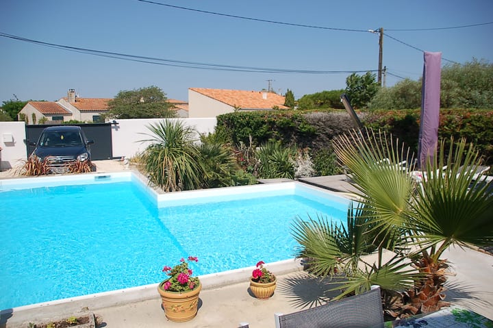 Studio Indépendant Proche Océan Piscine Privée - Saint-Denis-d'Oléron