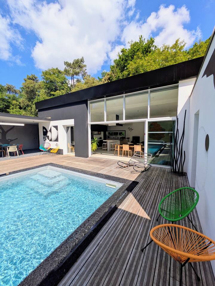 Villa 5* En Bord De Mer Avec Piscine Chauffée - Longeville-sur-Mer