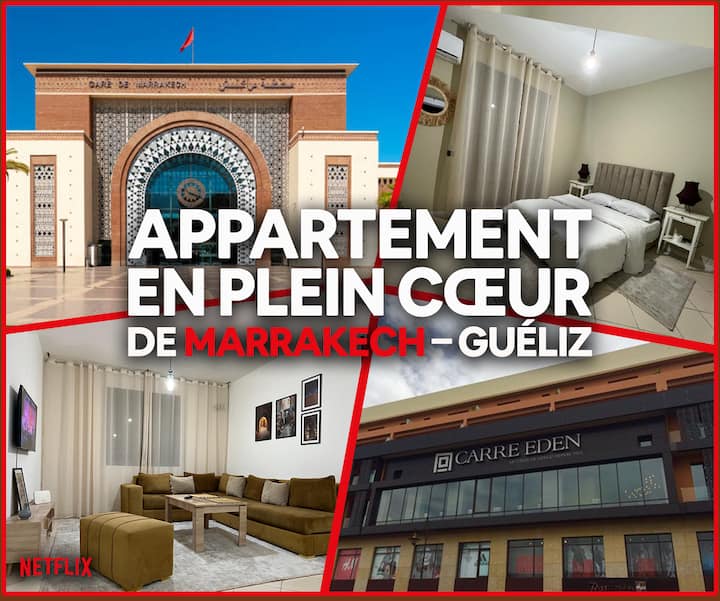 Appartement éLégant Au Cœur De Marrakech - 馬拉卡治