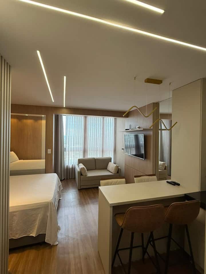 Flat Prime - Frente Shop Estação 1305 - Cuiabá