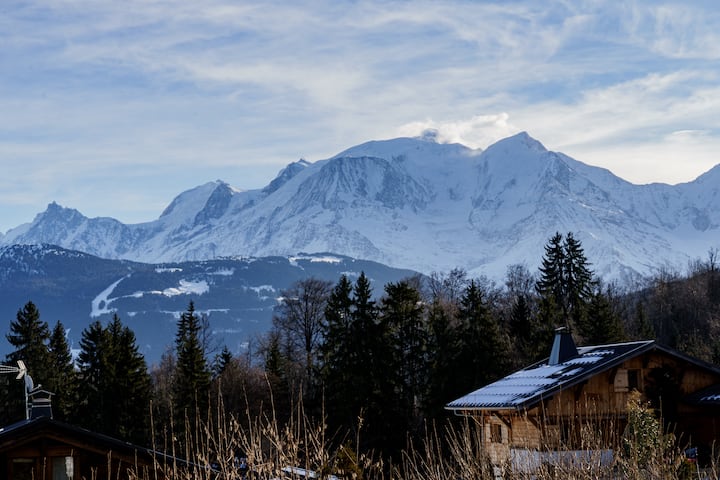 Chalet Panorama - Vue Mont Blanc - Megève