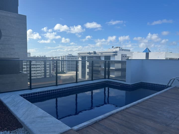 Apt | Port Ville 906 | Piscina, Churrasq, Academia - Maceió
