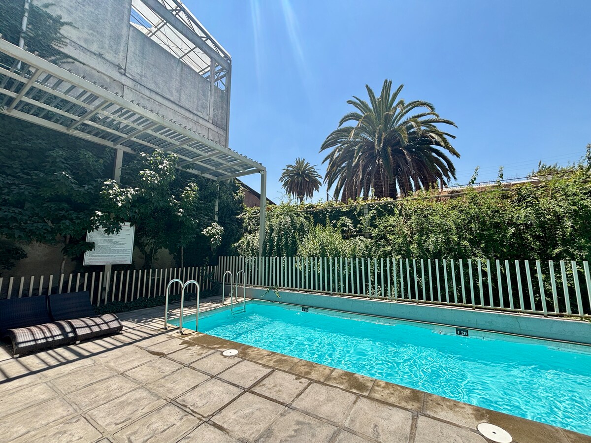 Modern apartment Metro Quinta Normal with 2D2B pool - Flats for Rent in ...